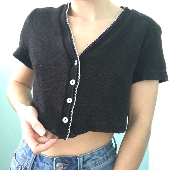 molly mallow | Tops | Vintage Knit Crop Top | Poshmark